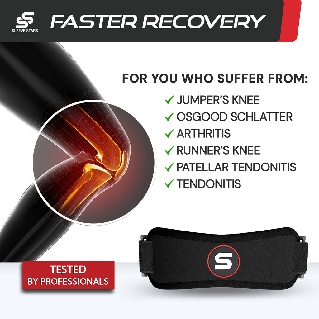 Patellar Tendon Support Patellar Tendon Strap For Knee Pain - Osgood ...