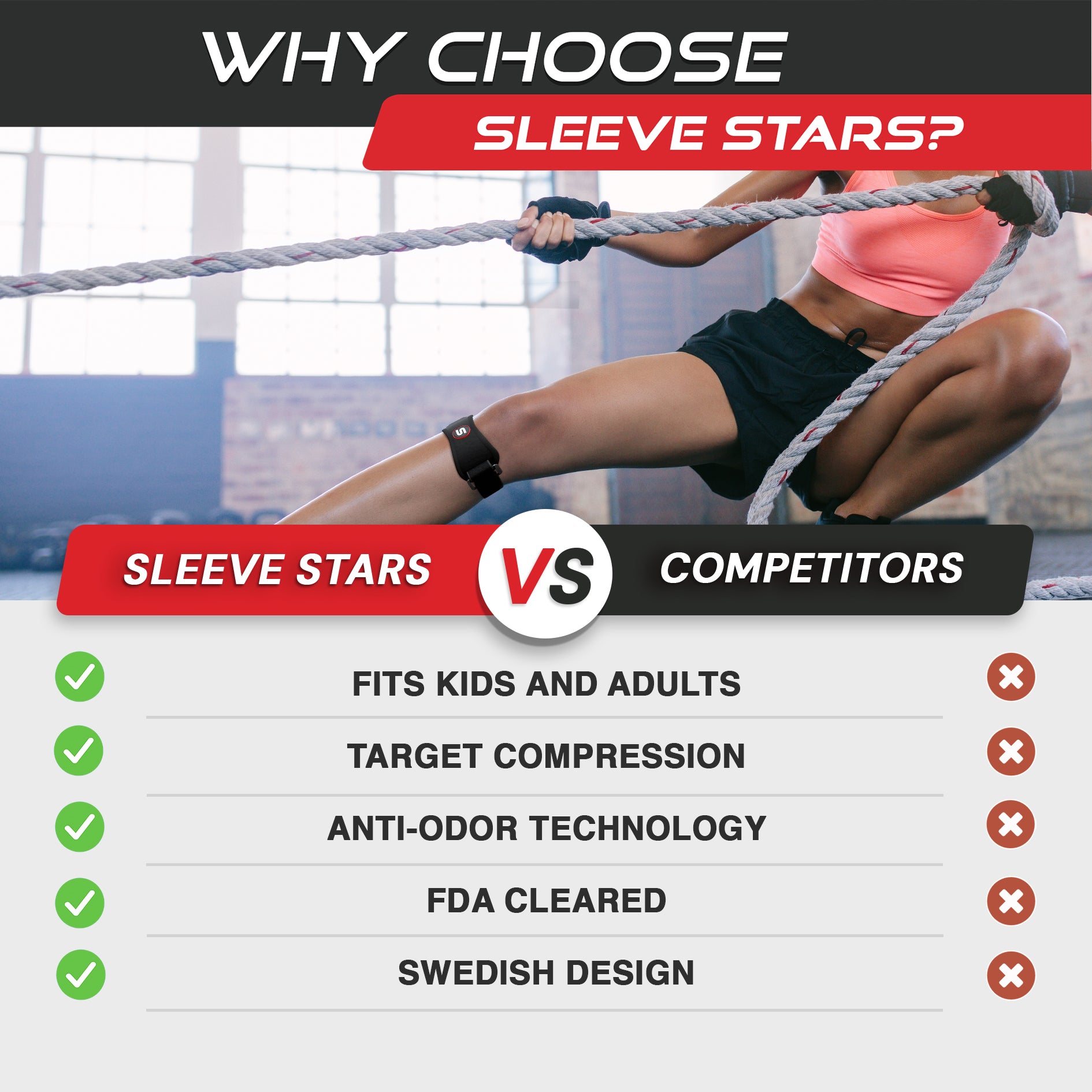 Patella Strap – Sleeve Stars